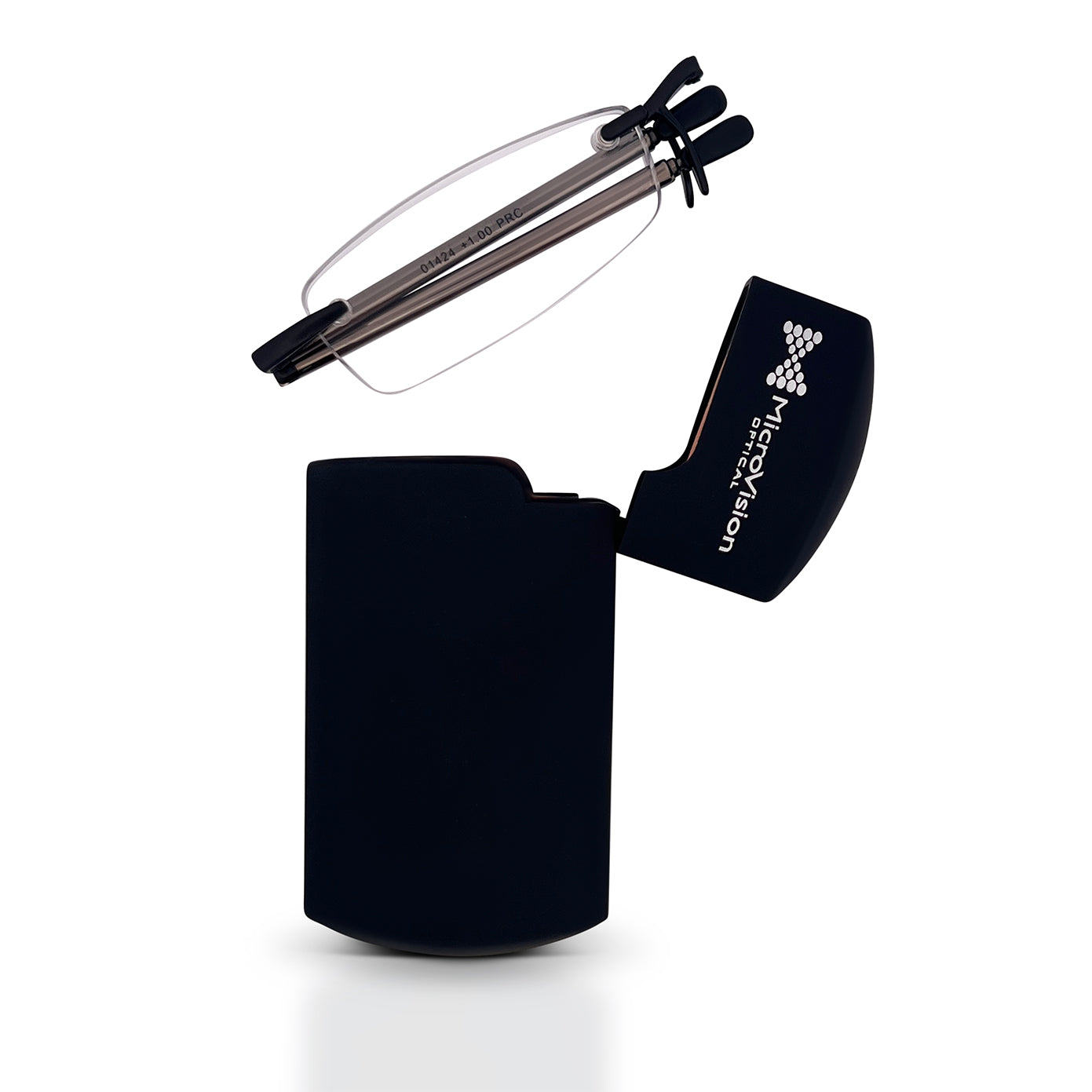 Folding Reading Glasses Collapsible Compact Pocket Reader – MicroVision ...