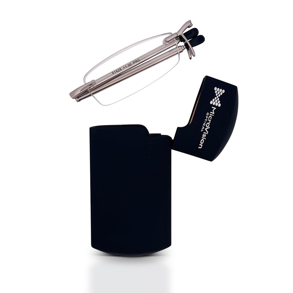 Folding Reading Glasses Collapsible Compact Pocket Reader – MicroVision ...