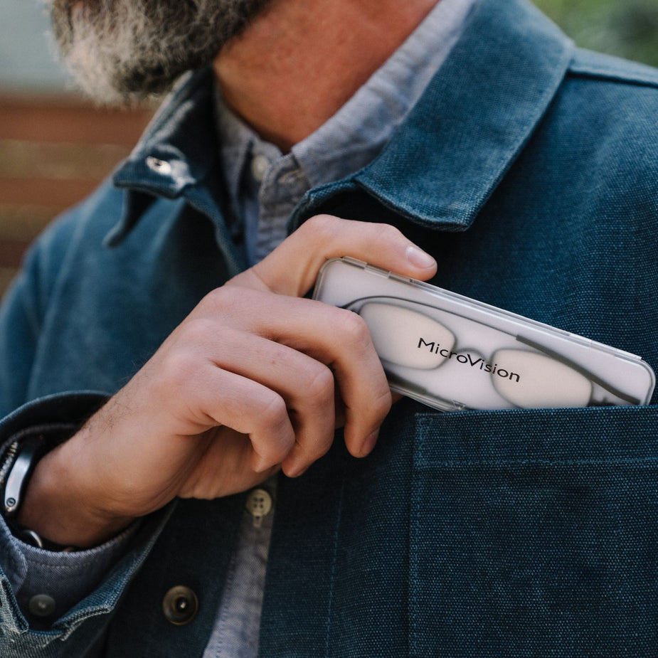 Thin Folding Lightweight Reading Eyeglasses with Slim Case ...