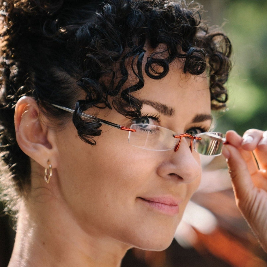 Folding Reading Glasses Collapsible Compact Pocket Reader – MicroVision Optical